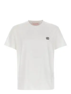 Valentino Garavani V Logo' T Shirt - White