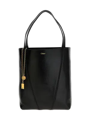 Chloé Spin' Shoulder Bag - Black