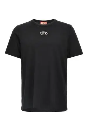 DIESEL T Adjust Od' T Shirt - Black