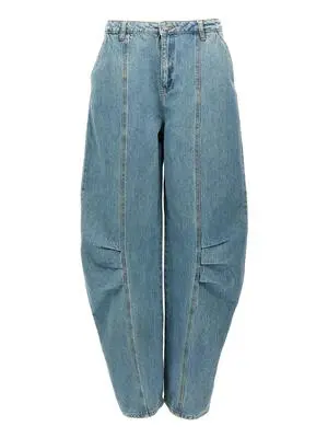 ROTATE BY BIRGER CHRISTENSEN ROTATE BIRGER CHRISTENSEN Sculptured Wide Leg Jeans