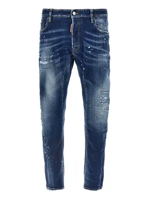 Dsquared2 Tidy Biker Jeans - Blue