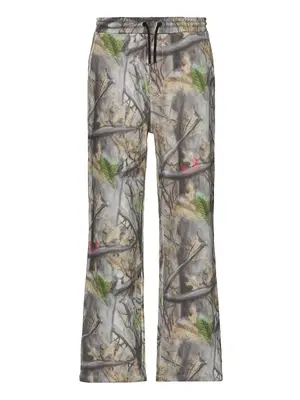 JUNGLES Track Pant In Grey - Real Fake Tree