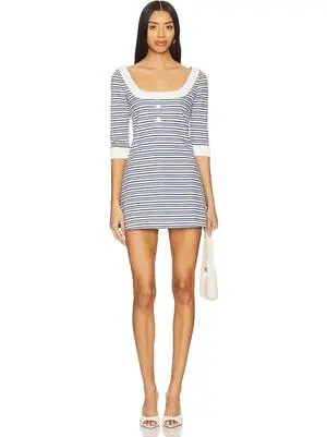 FAIT PAR FOUTCH Mia Mini Dress - Mykonos Stripe