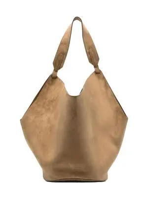 Khaite Medium Lotus Shoulder Bag - Brown