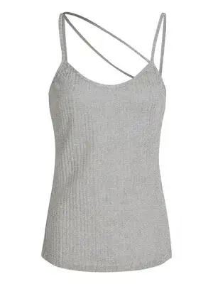 Missoni Metallic Crochet-knit Top - Gray