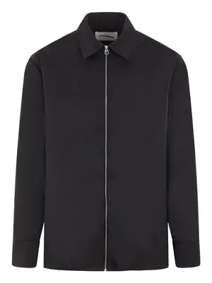 JIL SANDER Twill Overshirt - Black