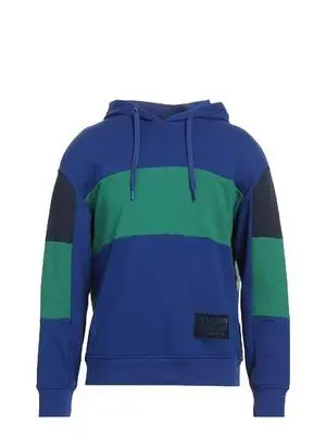 Armani Exchange Cotton-Blend Hoodie Blue