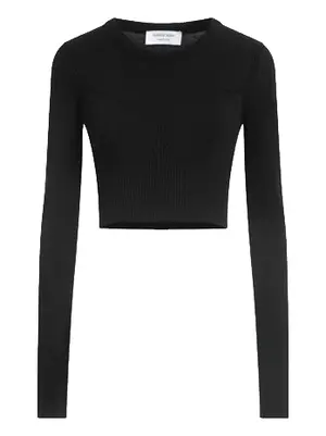 MARINE SERRE Knitted Sweater - Black
