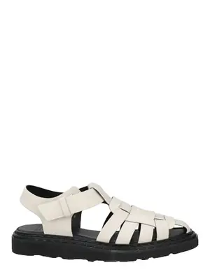 Officine Creative Leather Fisherman Sandals - Off White