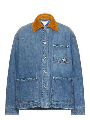 Bottega Veneta Denim Blouson - Mid Blue