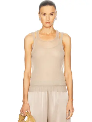 AISLING CAMPS Film Tank Top - French Grey