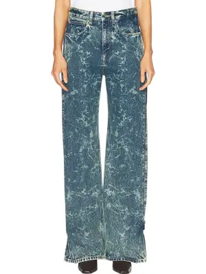 Rabanne Straight Leg Jeans - Acid Water Green