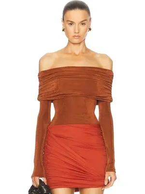 SEROYA Nora Top - Toffee