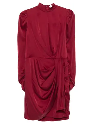 Zimmermann Draped Mini Dress - Red