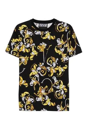 Versace Barocco-print T-shirt - Black