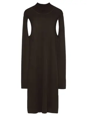 Helmut Lang Air Midi Dress - Brown