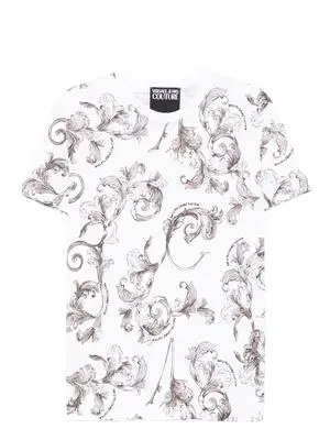 Versace Barocco-print T-shirt - White