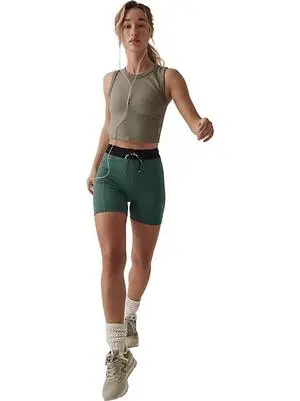 Free People Streamline Run Shorts - Midnight Jade
