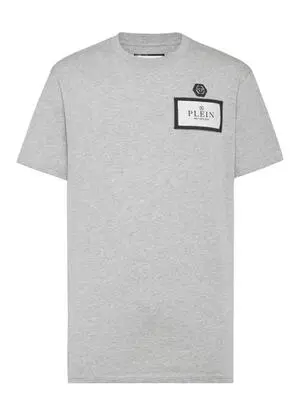 Philipp Plein Logo-patch T-shirt - Grey