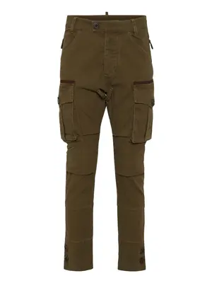 Dsquared2 Straight-leg Cargo Trousers - Brown