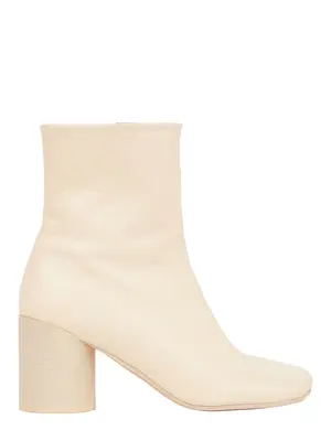 MAISON MARGIELA MM6 Maison Margiela Anatomic 70mm Leather Ankle Boots Neutrals