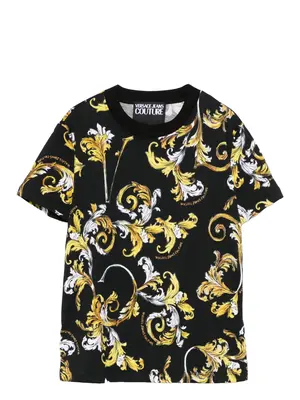 Versace Barocco-print T-shirt - Black