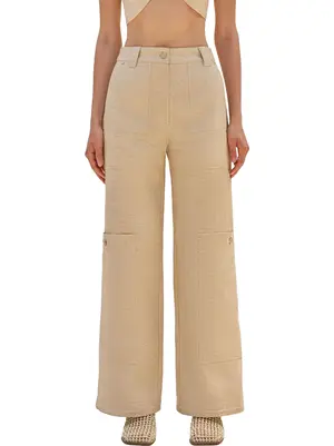Cult Gaia Wynn Trousers - Neutrals