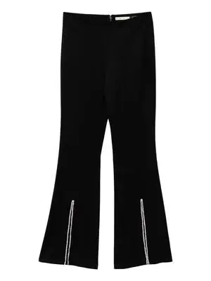 Alice + Olivia Rmp Flared Trousers - Black