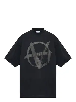 Vetements Logo-print T-shirt - Black