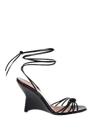 PHILOSOPHY DI LORENZO SERAFINI Philosophy Di Lorenzo Serafini Patent Wedge Sandals