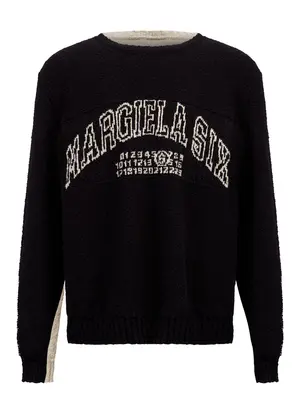 MAISON MARGIELA Numbers-motif Jumper - Black