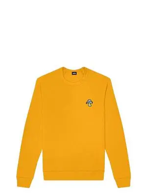 DALIX Dalix Mushroom Fleece Crewneck Sweatshirt Gold