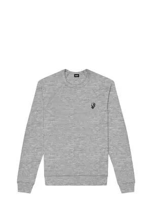 DALIX Lightning Fleece Crewneck Sweatshirt - Athletic Heather