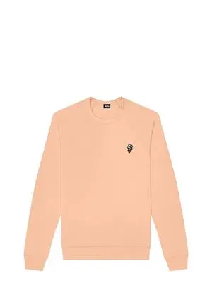 DALIX Lightning Fleece Crewneck Sweatshirt - Peach