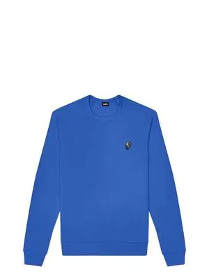 DALIX Lightning Fleece Crewneck Sweatshirt - True Royal