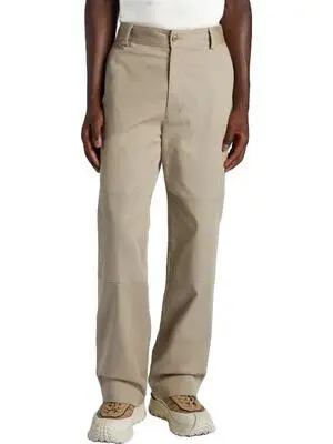Moncler Cotton Stretch Twill Trousers - Sand Beige