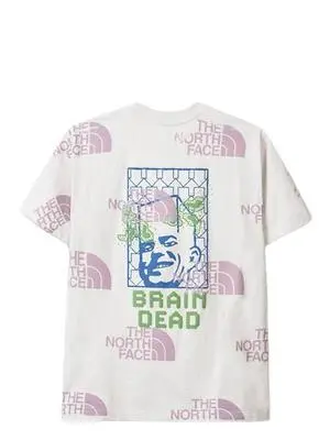 The North Face X Brain Dead Pocket Tee Shirt - Cream