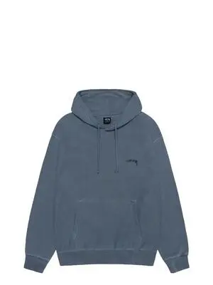 StÜssy Smooth Stock Pigment Dyed Hoodie - Navy Blue
