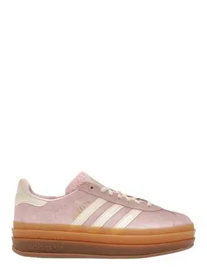 Adidas Gazelle Bold Sneakers Clear Pink/cream White/gold Metallic
