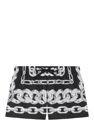 Versace Medusa Chains Swim Shorts - Black