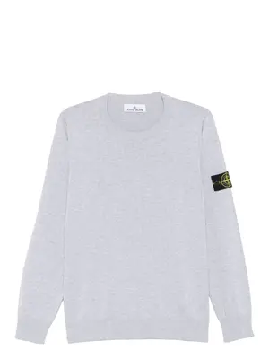 Stone Island Compass-badge Sweater - Grey