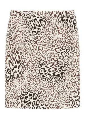 ALESSANDRA RICH Alessandra Rich Leopard-Print Mini Skirt
