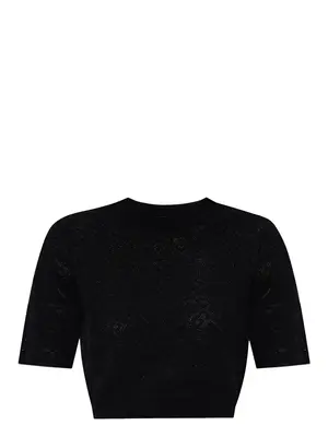 Givenchy Monogram Cropped T-shirt - Black