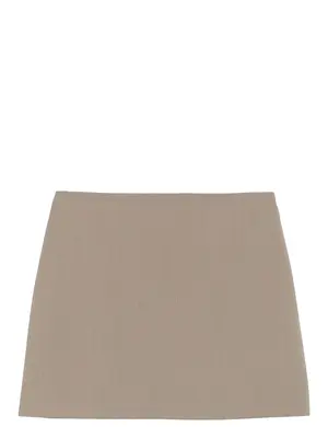 Matteau Tailored Mini Skirt - Grey