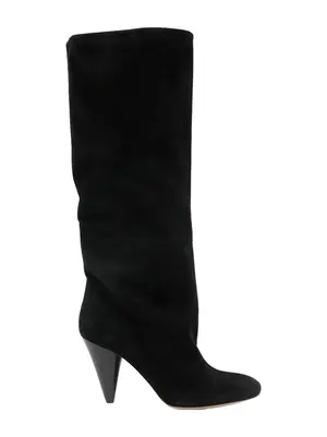 Proenza Schouler Suede Knee-high Boots - Black