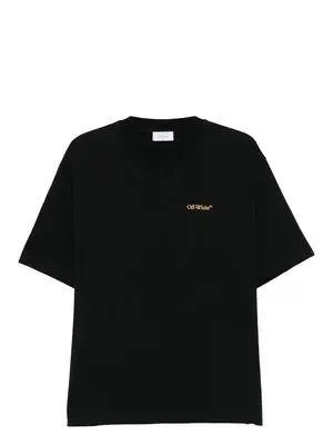 Off-White Tape-arrow Short-sleeve T-shirt - Black