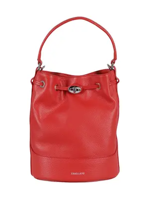 ZANELLATO Twist-lock Bucket Bag - Red