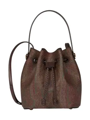 Etro Paisley Bucket Bag - Brown