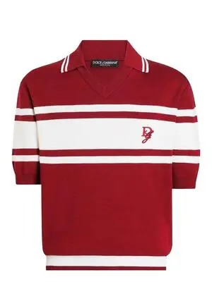 Dolce & Gabbana Striped T-shirt - Red