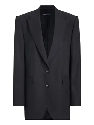 Dolce & Gabbana Single-breasted Blazer - Grey